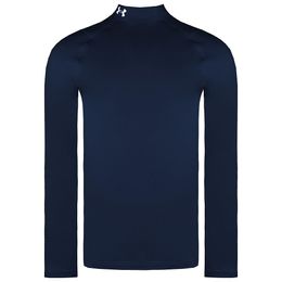 Under Armour Coldgear White Navy Infrarot ausgestattet Golf Mock Baselayer 1366269 408