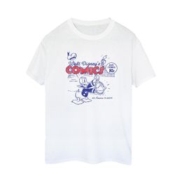 Disney - "Donald Duck Comics" T-Shirt f&uuml;r Damen (Wei&szlig;)