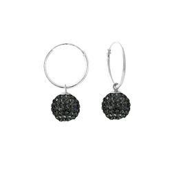 DIADEMA - Ohrringe Black Night - Kristall Schwarz - Kollektion Crystal Pearl