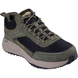 Skechers Bounder Rse Leder Herren Olive/Schwarz Wanderschuhe
