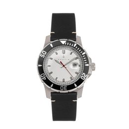 Nautis Dive Pro 200 Lederarmbanduhr mit Datum