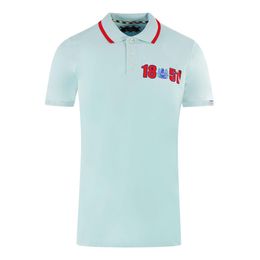 Aquascutum London 1851 Hellblaues Poloshirt