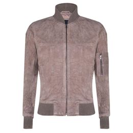Wildleder-Trucker-Hemd, Jeans-Lederjacke