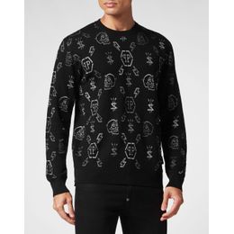 Philipp Plein Rundhalspullover Monogram