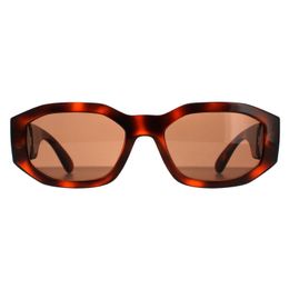 Versace Rectangle Unisex Havanna Dunkelbraun VE4361 Sonnenbrille