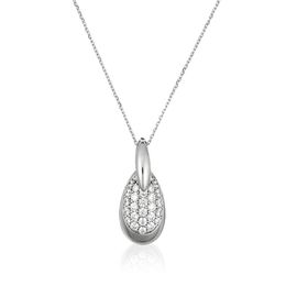 Orphelia Damen-Kette aus 925er Sterlingsilber mit Anh&auml;nger &ndash; Silber ZH-4771