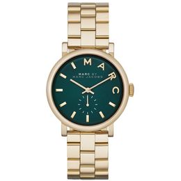 Marc Jacobs MBM3245 Baker Gold Gr&uuml;nes Zifferblatt Damenuhr