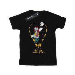 Disney - "Nightmare Before Christmas Jack And Sally Love" T-Shirt f&uuml;r Damen (Schwarz)