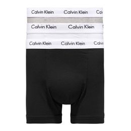 Calvin Klein Pack-3 Boxershorts aus atmungsaktivem Stoff und anatomischer Vorderseite NB1770A Herren