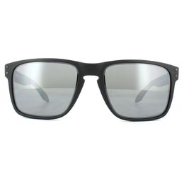 Lunettes De Soleil Oakley Holbrook XL OO9417-05 Mat Noir Prizme Noir Polaris&eacute;