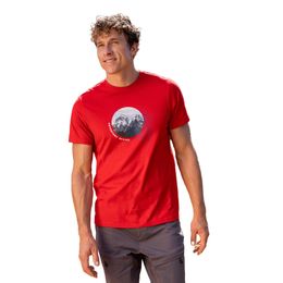Mountain Warehouse Herren Abenteuer beginnt Bio-Baumwolle T-Shirt (rot)