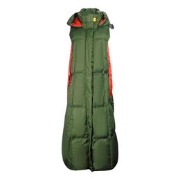 Parajumpers Lory Green Long Hooded Vest Daunenjacke