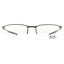 Oakley Rectangular Dark Green Mens Lunes Frames