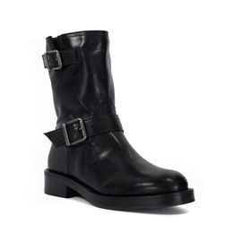 Dune Pixen Damenlederstiefel In Schwarz