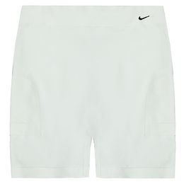 Nike Dri-Fit Nahtloses Shorts Training Laufen White Womens Gym Bottoms 241080 102