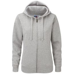Russel Athletic Russell Mens Authentic Full Zip Hooded Sweatshirt / Hoodie (Light Oxford)