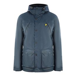 Lyle & Scott Lyle & Scott Micro Fleece gef&uuml;tterte Marineblaue Jacke
