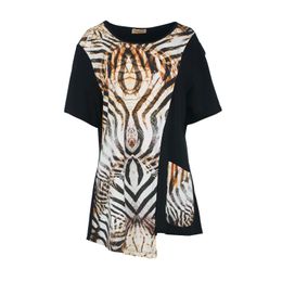 Safari-Mosaik Plus Size Tunika
