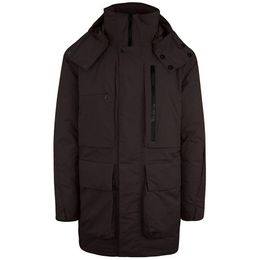 Jack Wolfskin Tech Lab Herren dunkelbraune Parka Jacke