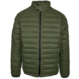 Plein Sport Schlichte gef&uuml;tterte gr&uuml;ne Jacke