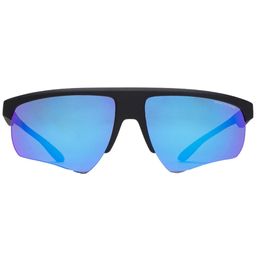 Armani Exchange Sonnenbrille mit blauen verspiegelten Glasern und schwarzen Glasern