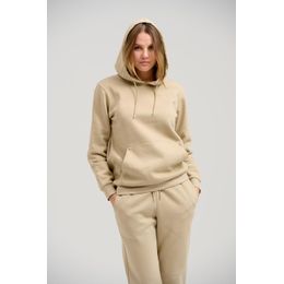 Basic Hoodie Sweat - Dunkelbeige