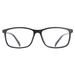 Montana Rectangle Unisex Mattschwarze Brille
