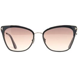 Tom Ford Faryn FT0843 01F Sonnenbrille in gl&auml;nzendem Ros&eacute;gold