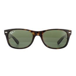 Lunettes De Soleil Ray-Ban Nouveau Wayfarer 2132 902/58 Tortue Vert Polaris&eacute; 55mm