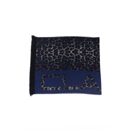 Cavalli Class Herren Blau Wolle Schal