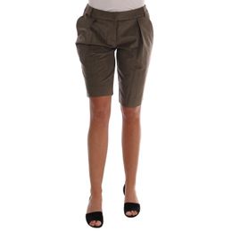 Ermanno Scervino Braune Samt-Bermuda-Shorts