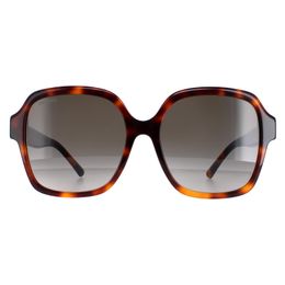 Jimmy Choo Square Damen Dunkel Havanna Braun Farbverlauf Rella/G/S