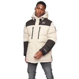 CrossHatch - "Squadage" Jacke Verkleidet f&uuml;r Herren (Steinfarben)