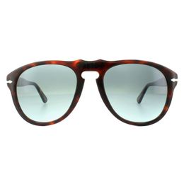Persol Aviator Mens Dark Havana Light Blue Gradient Sonnenbrillen