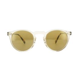 Oliver Peoples Sonnenbrille Gregory Peck 5217 1485W4 Honig Dunkel Braun Gold Spiegel