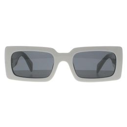 Prada Rectangle Womens Talk Dunkelgrau PRA07S