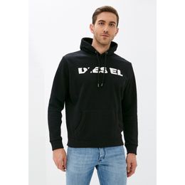 Diesel S Agnes BRO Herren Sweat Hoodie in schwarz