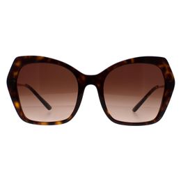 Dolce & Gabbana Dolce & Gabbana Schmetterling Damen Havanna Braun Farbverlauf DG4399