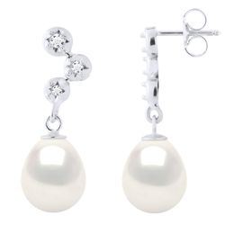 Ohrringe Prestige &ndash; Diamanten 0,12 ct &ndash; Qualit&auml;t HSI &ndash; Wei&szlig;gold