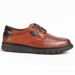 Purapiel Oxford-Schuh Confore Braun