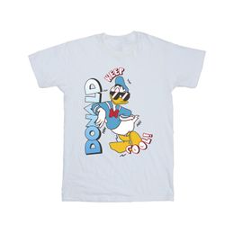 Disney - "Donald Duck Cool" T-Shirt f&uuml;r Herren (Wei&szlig;)