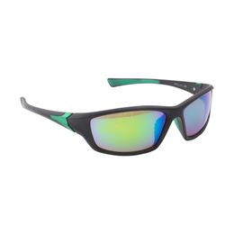 Mountain Warehouse - Herren/Damen Unisex Sonnenbrille "Hayman" (Schwarz/Gr&uuml;n)