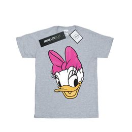 Disney - "Daisy Duck Head Painted" T-Shirt f&uuml;r Damen (Grau)