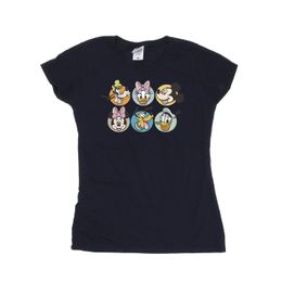Disney - "Mickey Mouse and Friends" T-Shirt f&uuml;r Damen (Marineblau)