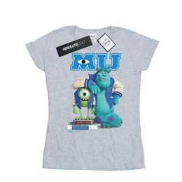 Disney - "Monsters University" T-Shirt f&uuml;r Damen (Grau)