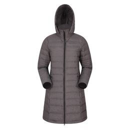 Mountain Warehouse Womens/Ladies Furnace Down Long Length Padded Jacket (Dunkelgrau)