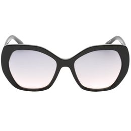 Guess GF0390 01U Glanzende schwarze Sonnenbrille