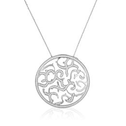 Orphelia Damen-Kette aus 925er Sterlingsilber mit Anh&auml;nger &ndash; Silber ZH-4881