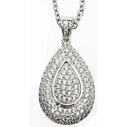 Orphelia Damen-Kette aus 925er Sterlingsilber mit Anh&auml;nger &ndash; Silber ZH-4436