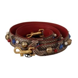 Dolce & Gabbana Dolce & Gabbana Eleganter Pythonleder Schulterriemen f&uuml;r Damen
